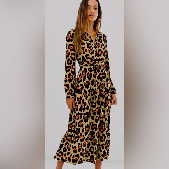 Armani Exchange | Dresses | Ax Paris Maxi Button Through Shirt Dress ...